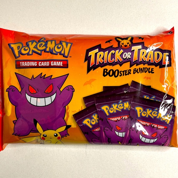 Pokemon | Other | Pokmon Trick Or Trade Booster Bundle 4 Mini Packs Of ...